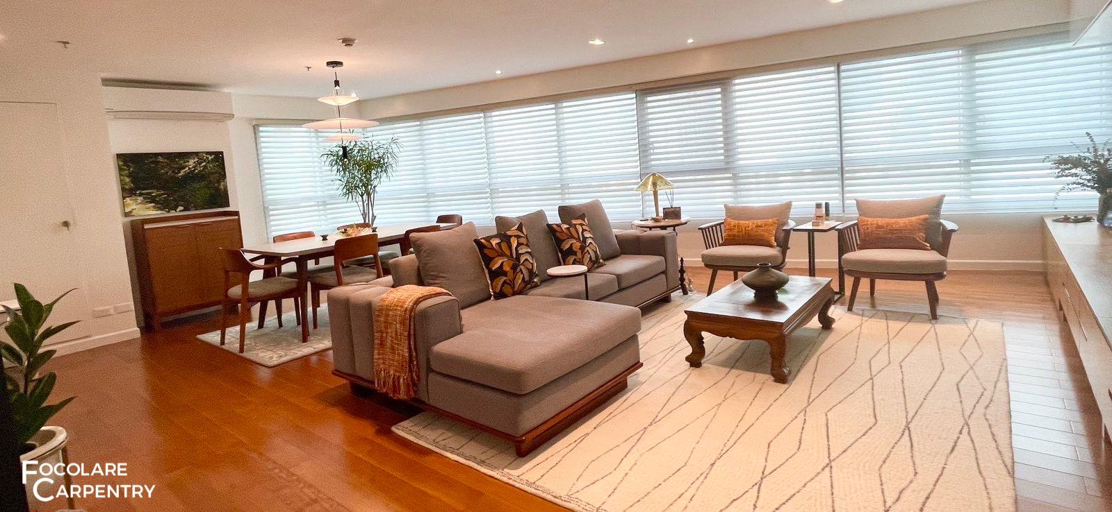 Bespoke living room - Focolare Carpentry - Custom-made Furniture